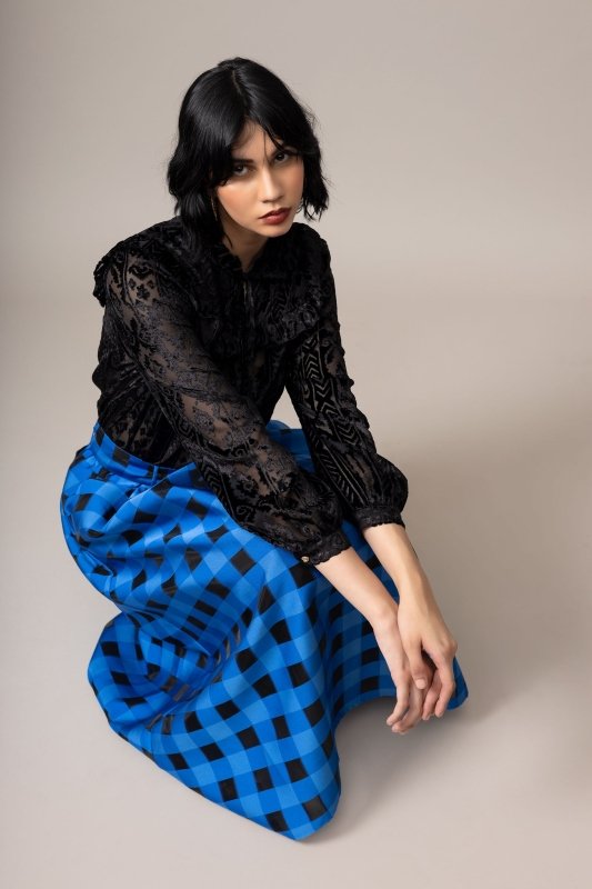 Emily Lovelock Daisy Devore Blouse – AML Boutique NI