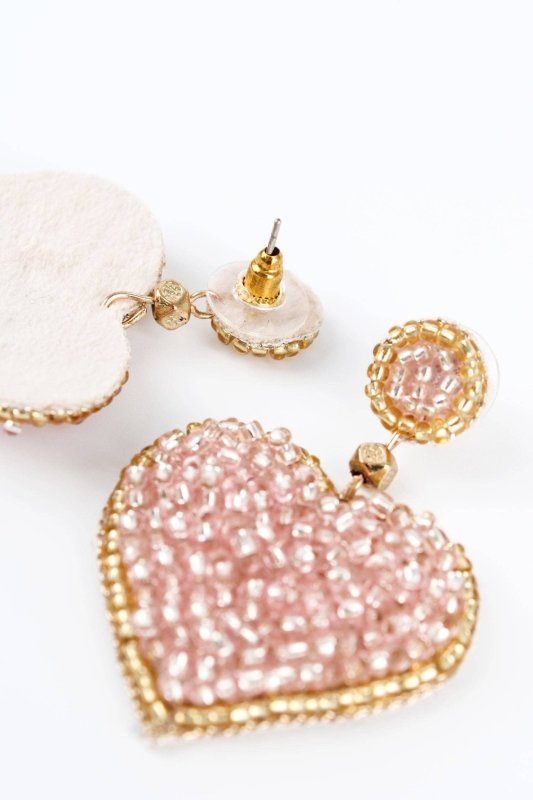 LIGHT PINK HEART DROPS – AML Boutique NI