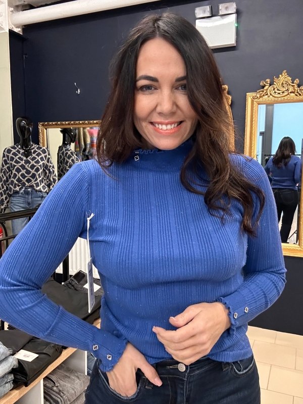 Rachel Fine Ribbed Sparkle Jumper in Various Colours – AML Boutique NI